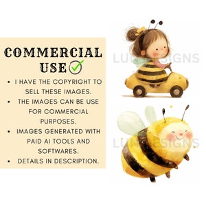 15 Honey Bee Clipart Bundle, Watercolor Clipart, Digital Download ...