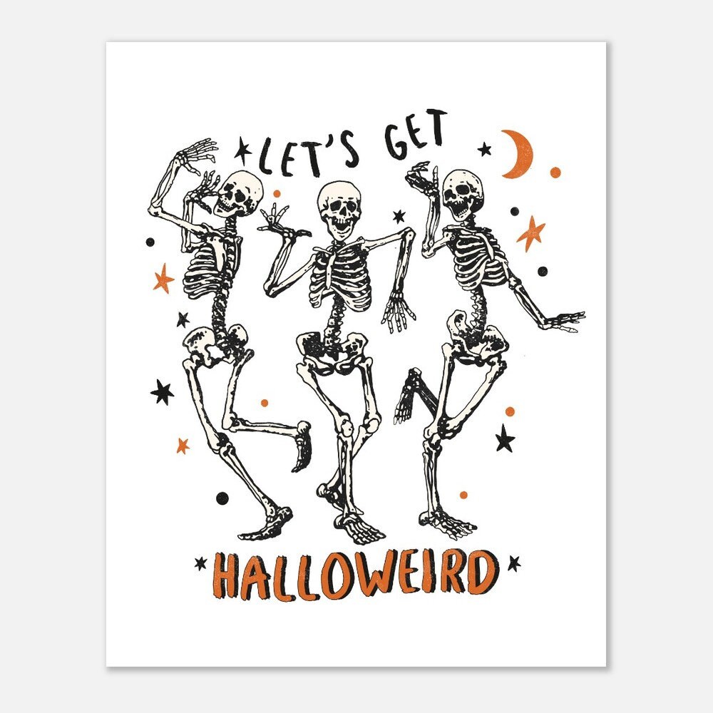 Lets Get Halloweird Premium Matte Paper Poster 40x50 Cm / 16x20 - Etsy