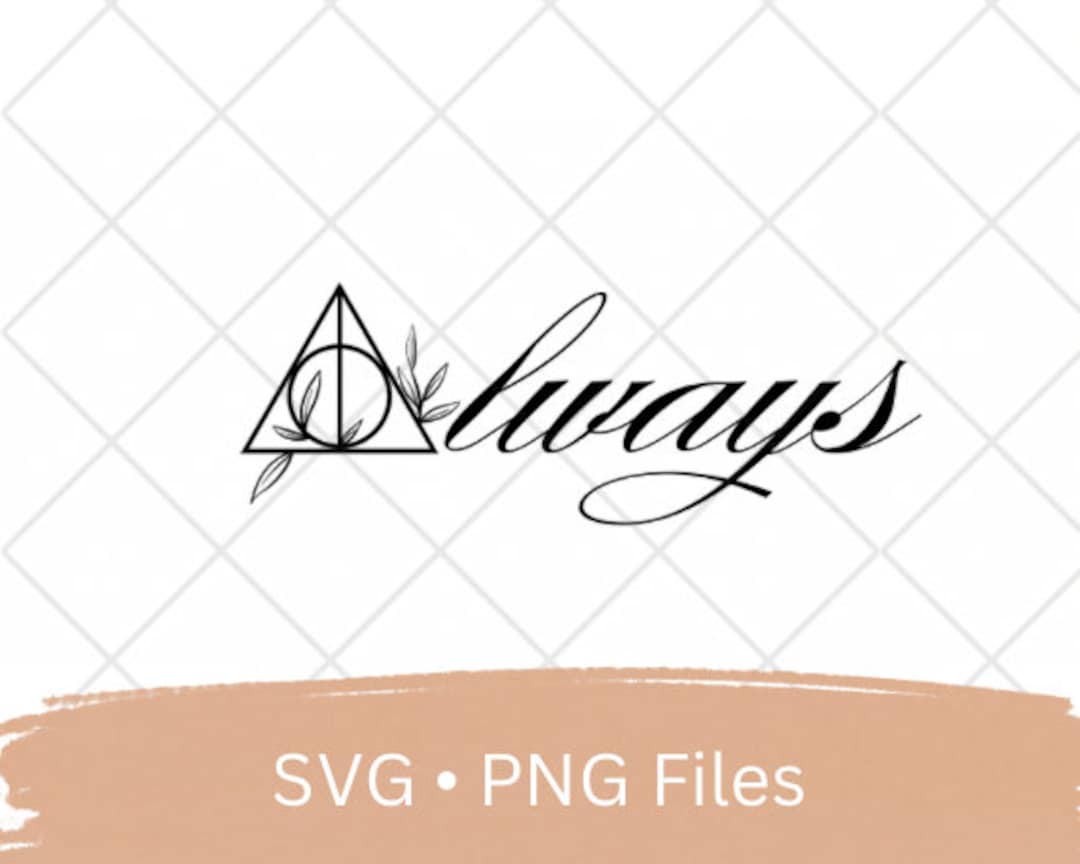 HP Always Hallows Symbol - Etsy