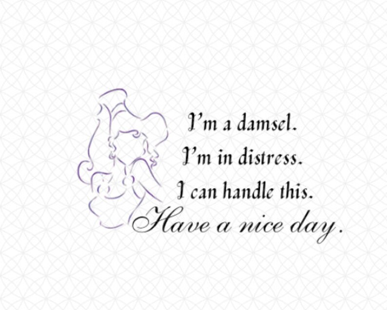 Damsel in Distress ~ Meg (hercules) Instant Download SVG File - Etsy