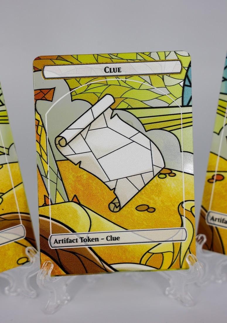 Stained Glass Treasure Trove Series Tokens for Magic the Gathering - Etsy