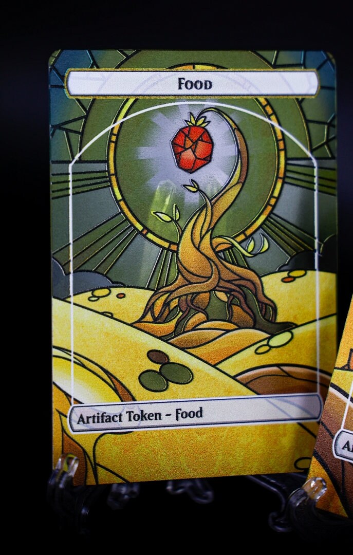 Stained Glass Treasure Trove Series Tokens for Magic the Gathering - Etsy