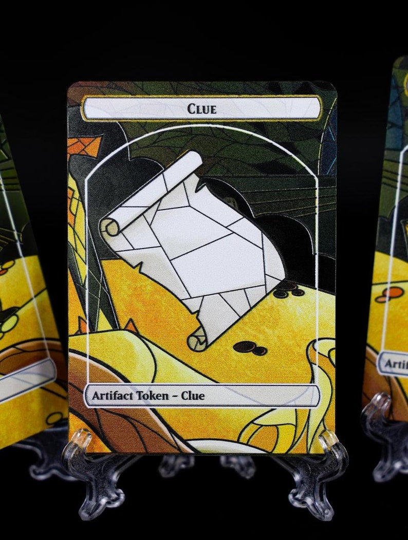 Stained Glass Treasure Trove Series Tokens for Magic the Gathering - Etsy