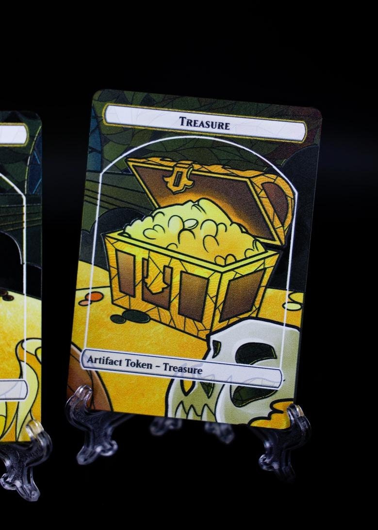 Stained Glass Treasure Trove Series Tokens for Magic the Gathering - Etsy