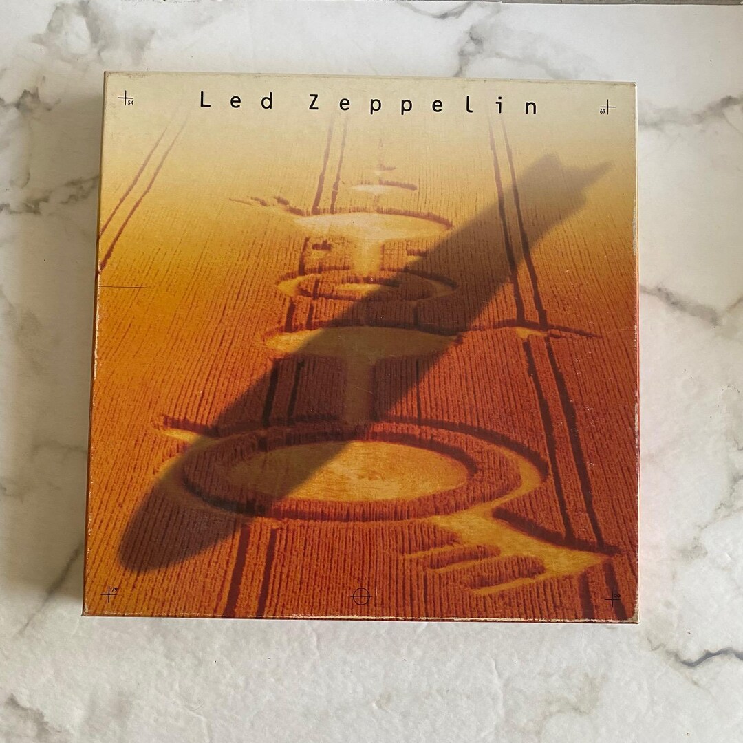 Led Zeppelin Crop Circles Boxed Set 4 Cd's 1990 - Etsy