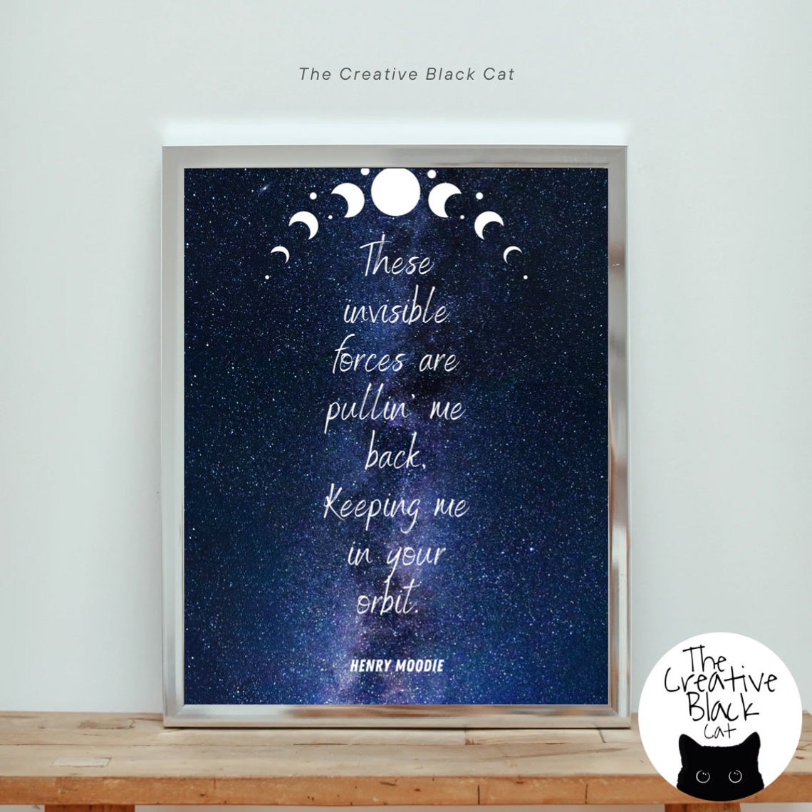 Orbit by Henry Moodie Lyric Quote Poster/print - Etsy