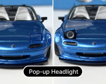 1/64 Mazda MX-5 Pop up Headlight Removable Hardtop Showcase Display Diecast Toy - Etsy