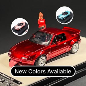 1/64 Mazda MX-5 Pop up Headlight Removable Hardtop Showcase Display Diecast Toy - Etsy
