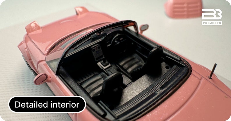 1/64 Mazda MX-5 Pop up Headlight Removable Hardtop Showcase Display Diecast Toy - Etsy