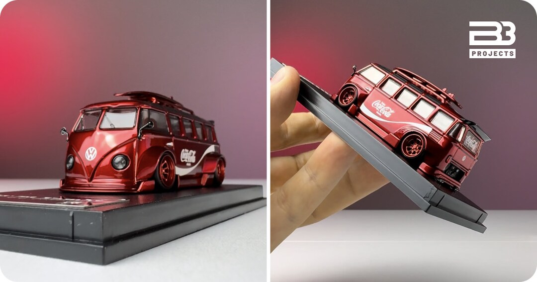 1/64 RWB T1 Cocacola Diecast W/ Showcase Display - Etsy
