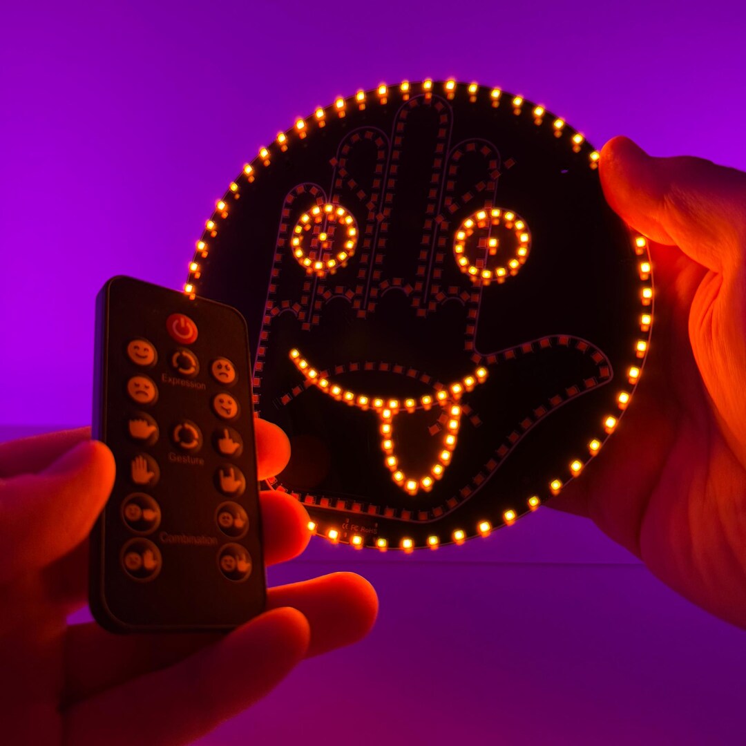 LED Gesture Light – Smiles, Fingers - Etsy