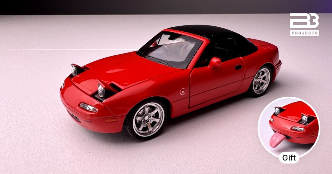 1/32 Scale Mazda MX-5 Miata Pop up Headlight Removable Hardtop Without Case - Etsy