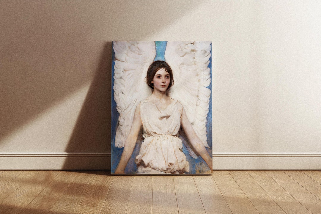 Vintage Angel Art | Museum Quality Poster | Antique Angelic Wall Decor ...