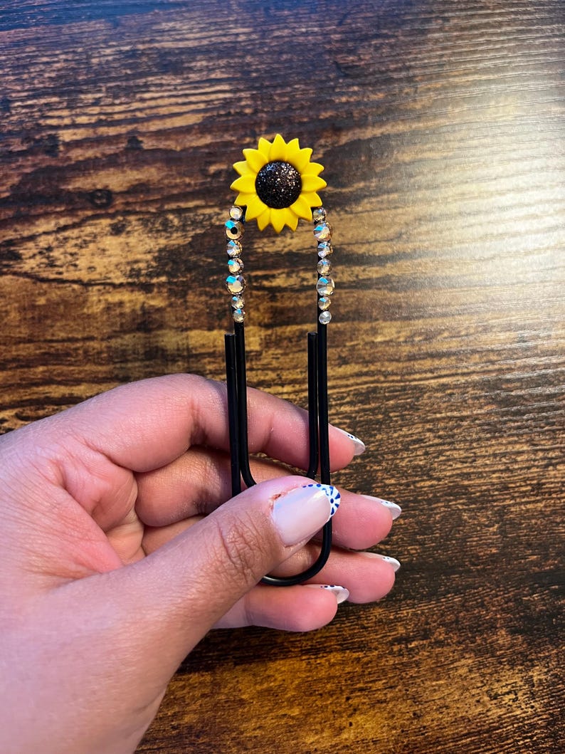 Summer Paper Clips | Seashell, Starfish, Sunflower & Floral Planner ...