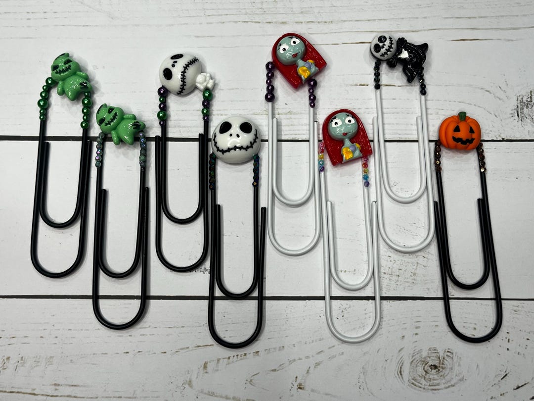 Decorative Large Paper Clip Nightmare Before Christmas Savings Planner ...