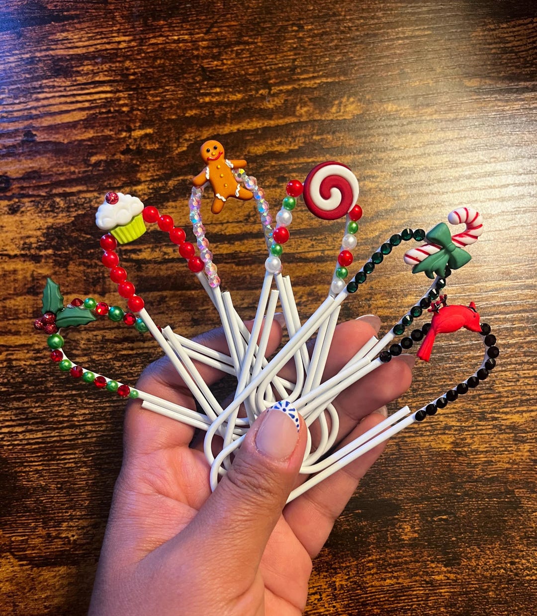 Christmas Paper Clips | Decorative Large Paper Clip | Festive Planner ...