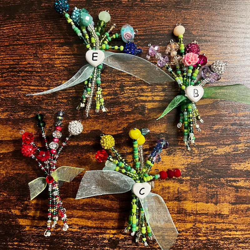Beaded Plant Magnets - Etsy