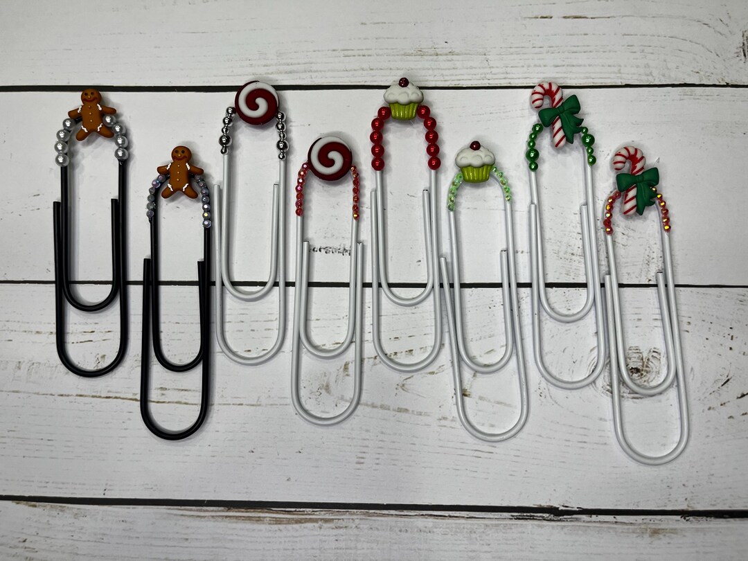 Decorative Large Paper Clip | Christmas | Savings | Planner Accessories ...