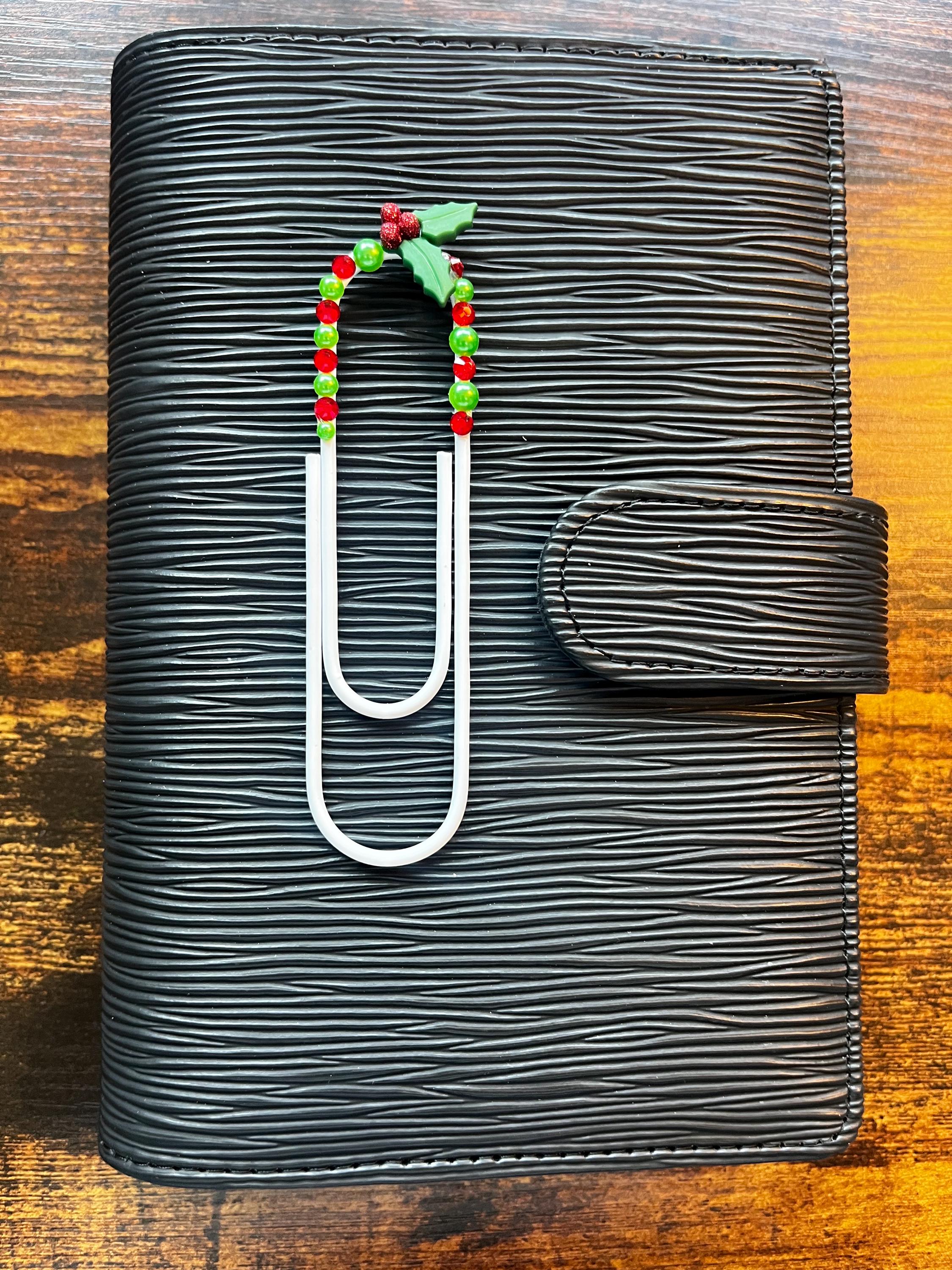 Christmas Paper Clips | Decorative Large Paper Clip | Festive Planner ...