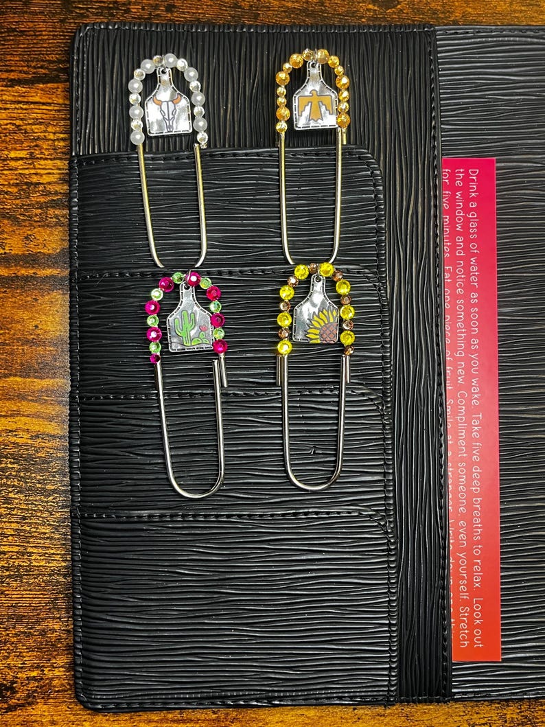 Western Elegant Paper Clip | Decorative Jumbo Clip | Savings | Planner ...