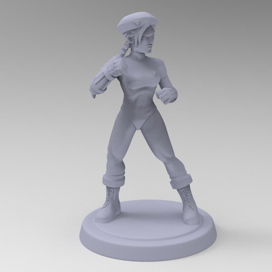 Dnd Mini Sonya Blade Figurine - Etsy