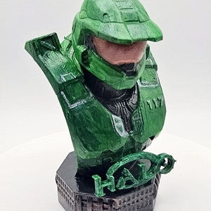 Halo the Master Chief Bust Various Sizes - Etsy