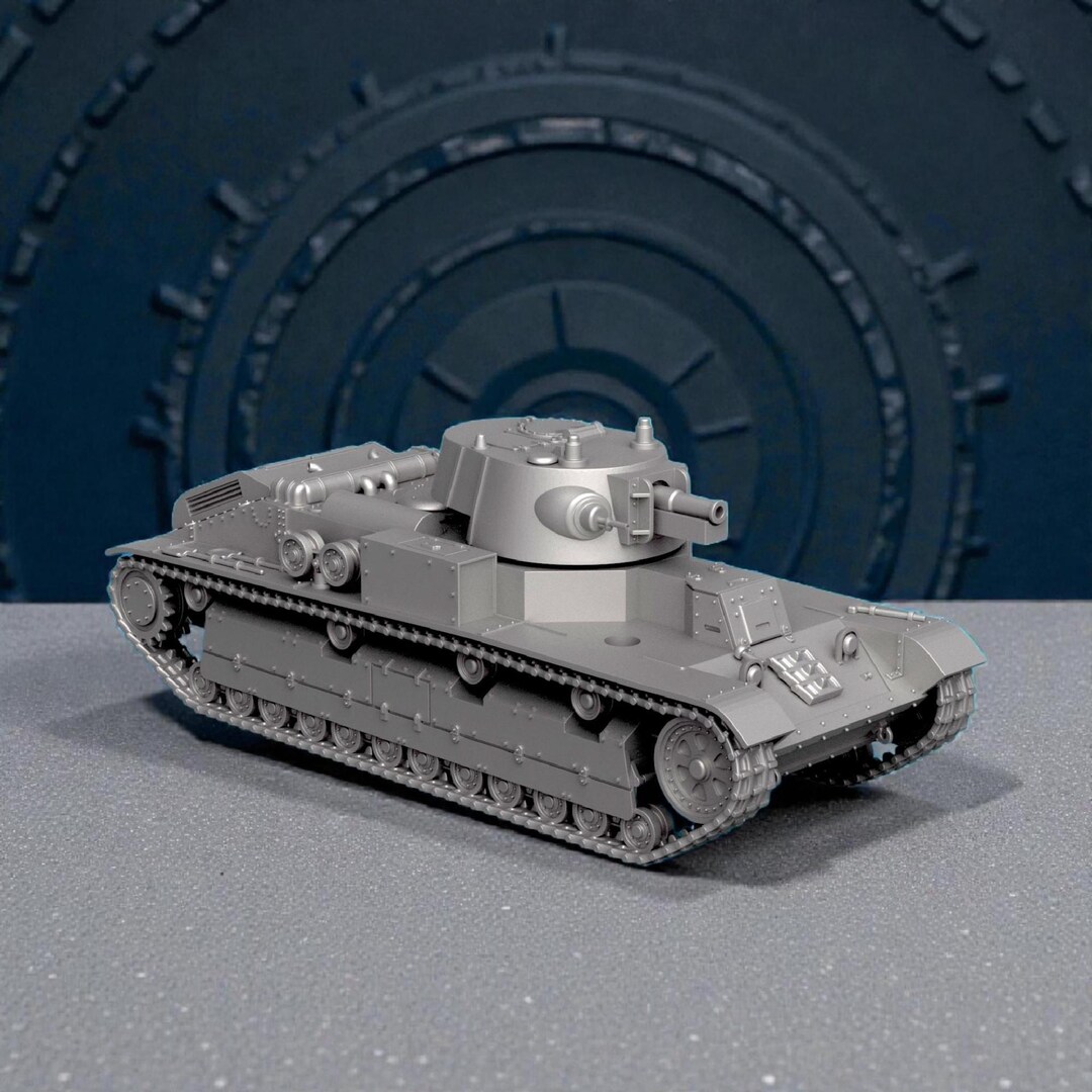 WWII Soviet T28 Tank Miniature – Russian Medium Tank Model, Riveted ...