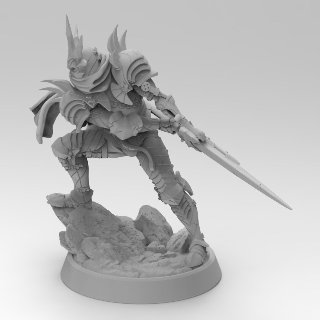 Dnd Paladin Miniature Velkrish the Thorned Crown - Etsy