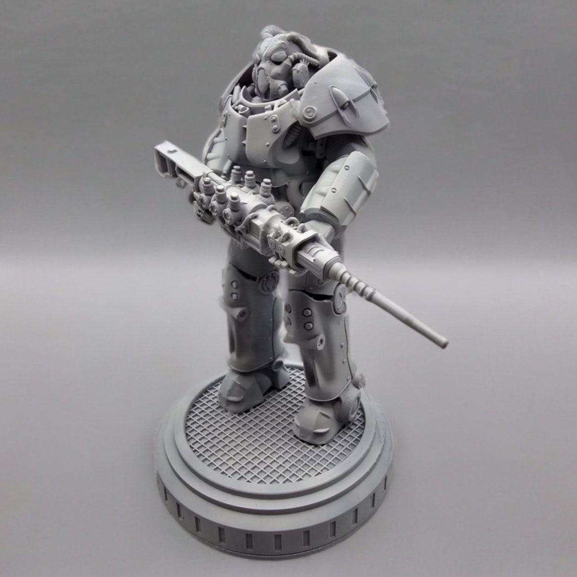 Fallout X-01 Figurine Unpainted | Various Sizes - Etsy