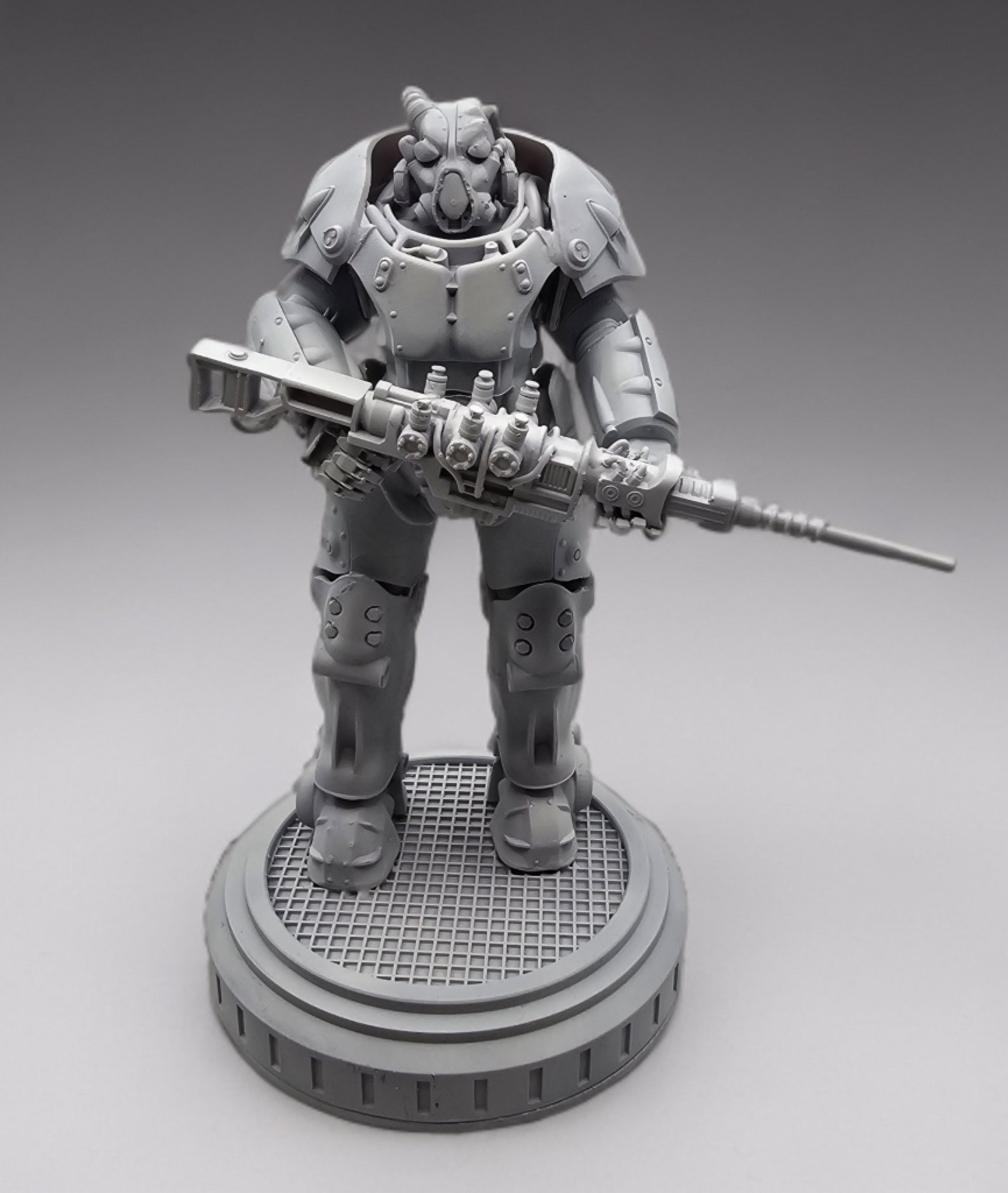 Fallout X-01 Figurine Unpainted | Various Sizes - Etsy