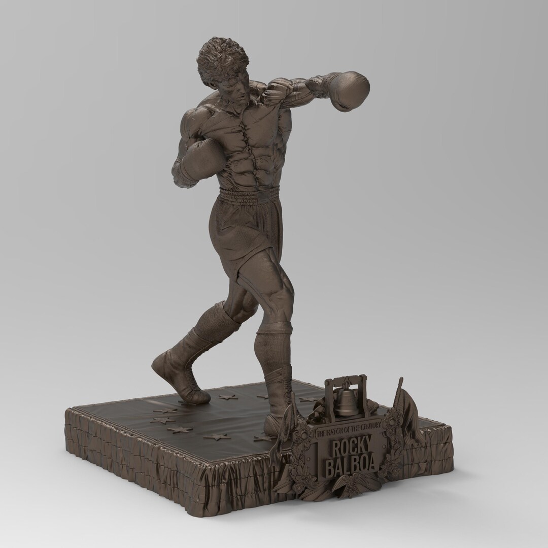 Rocky Balboa Sports Statuette for Movie Memorabilia Decor | Various ...