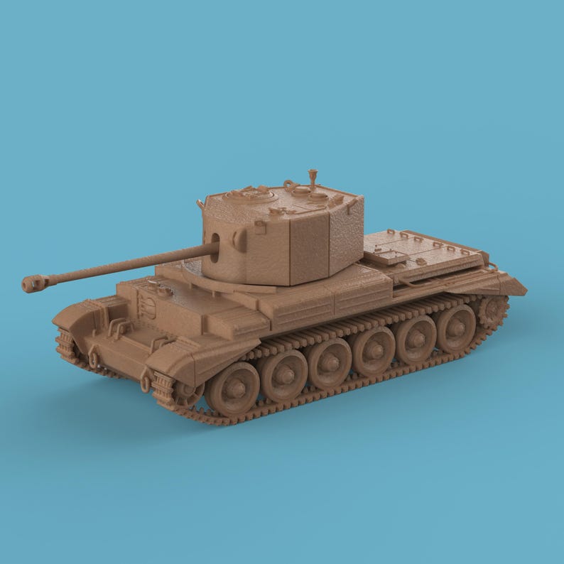 Tabletop Minis | British A30 Challenger Tank | Wargame3d - Etsy