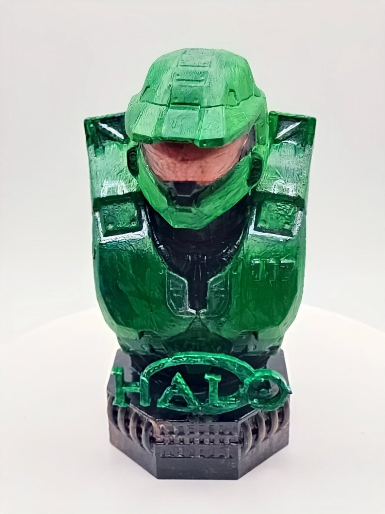 Halo the Master Chief Bust Various Sizes - Etsy