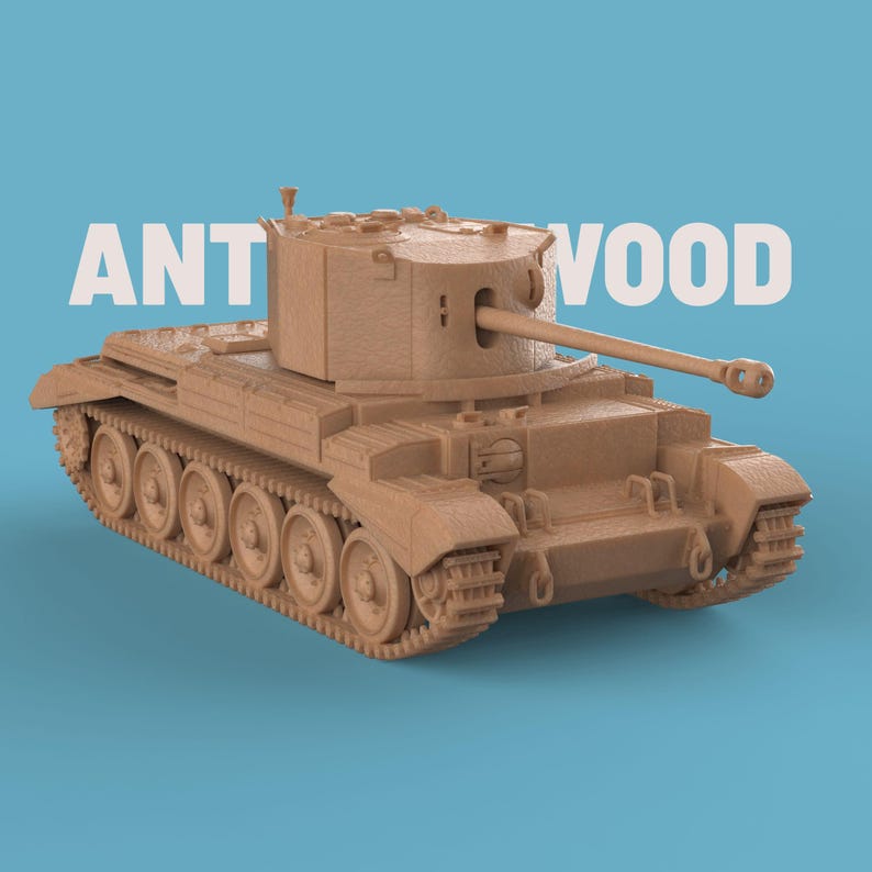 Tabletop Minis | British A30 Challenger Tank | Wargame3d - Etsy
