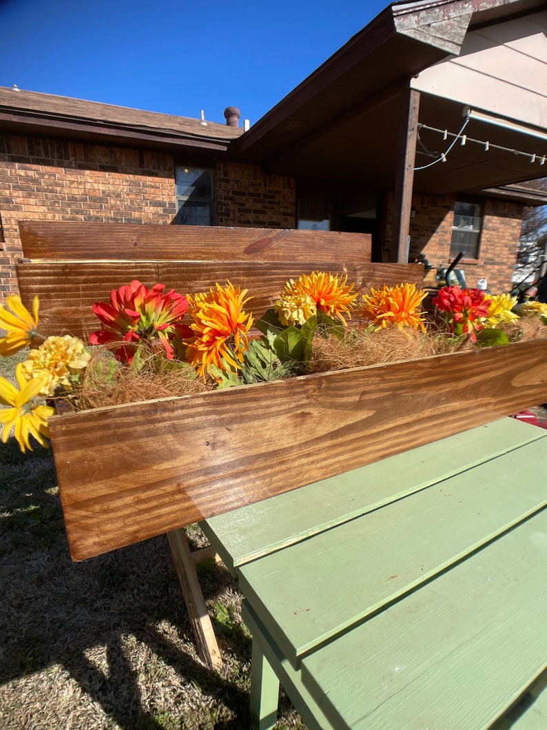 Indoor/outdoor Wooden Window Planter - Etsy