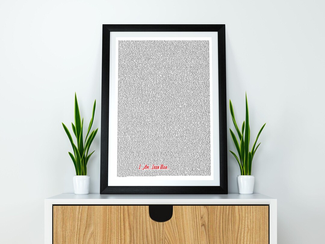 Entire Script Poster - Avengers: Endgame - Digital Download - Etsy