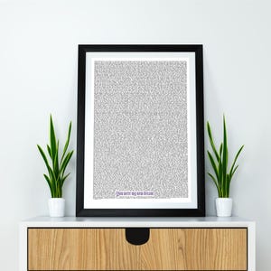 Entire Script Poster - Tangled - Digital Download - Etsy