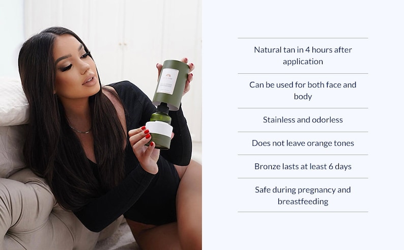 Tan Tan Self Tanning Water, Organic Tanning Spray for Face and Body ...