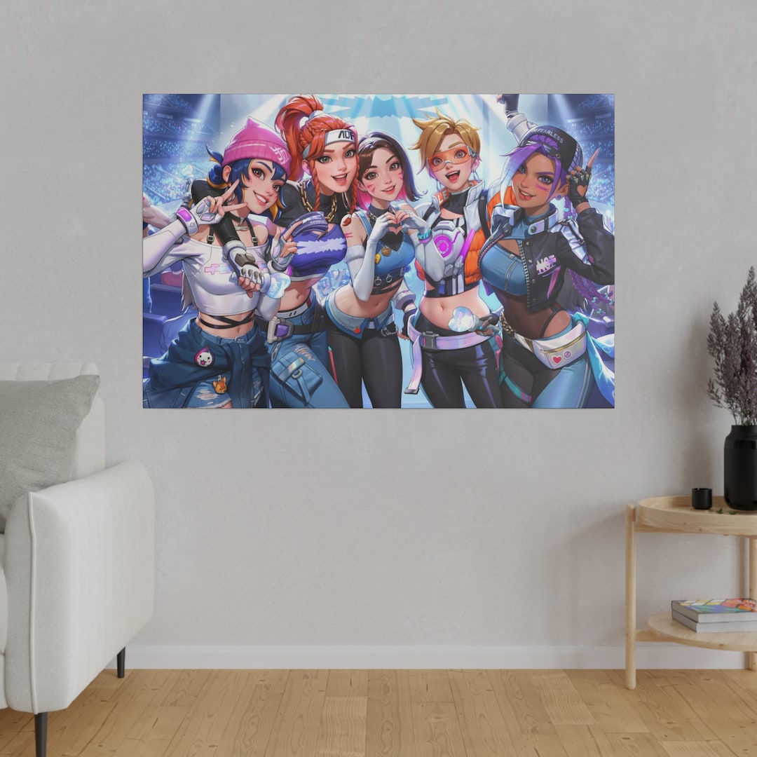 Overwatch 2 Group Photo Fan Made Merch Matte Canvas, Stretched, 0.75 - Etsy
