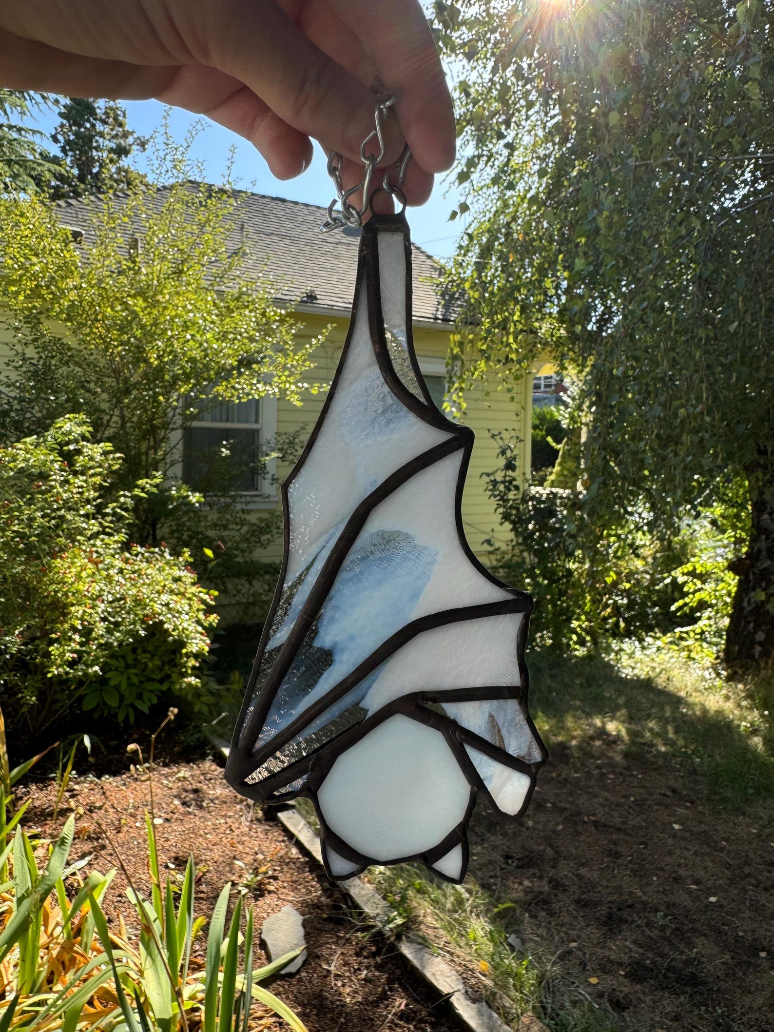 Stained Glass Bats, Sleeping Bat Window Hanging, Bat Suncatcher - Etsy