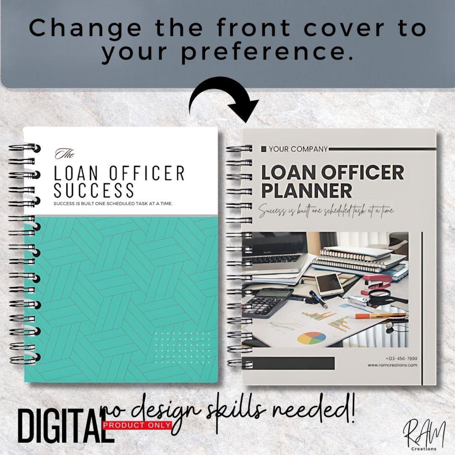 Loan Officer Planner: Goal Setting & Success Tracker (editable Canva ...