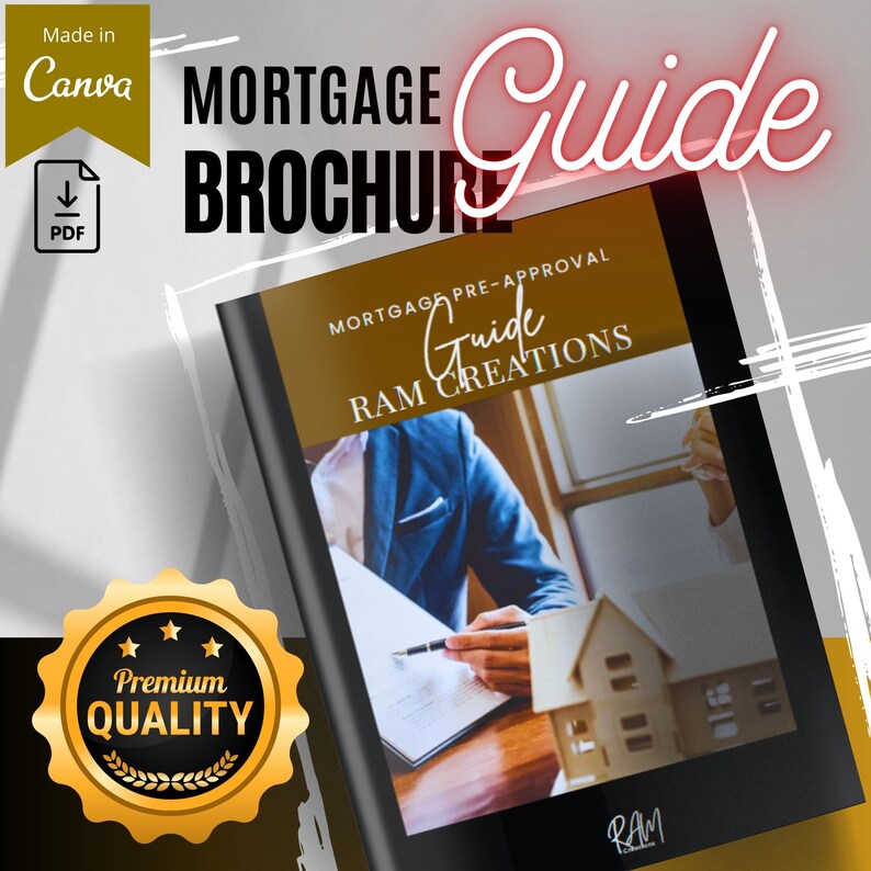 Mortgage Guide Template: 14-page Loan Application (canva Editable) - Etsy