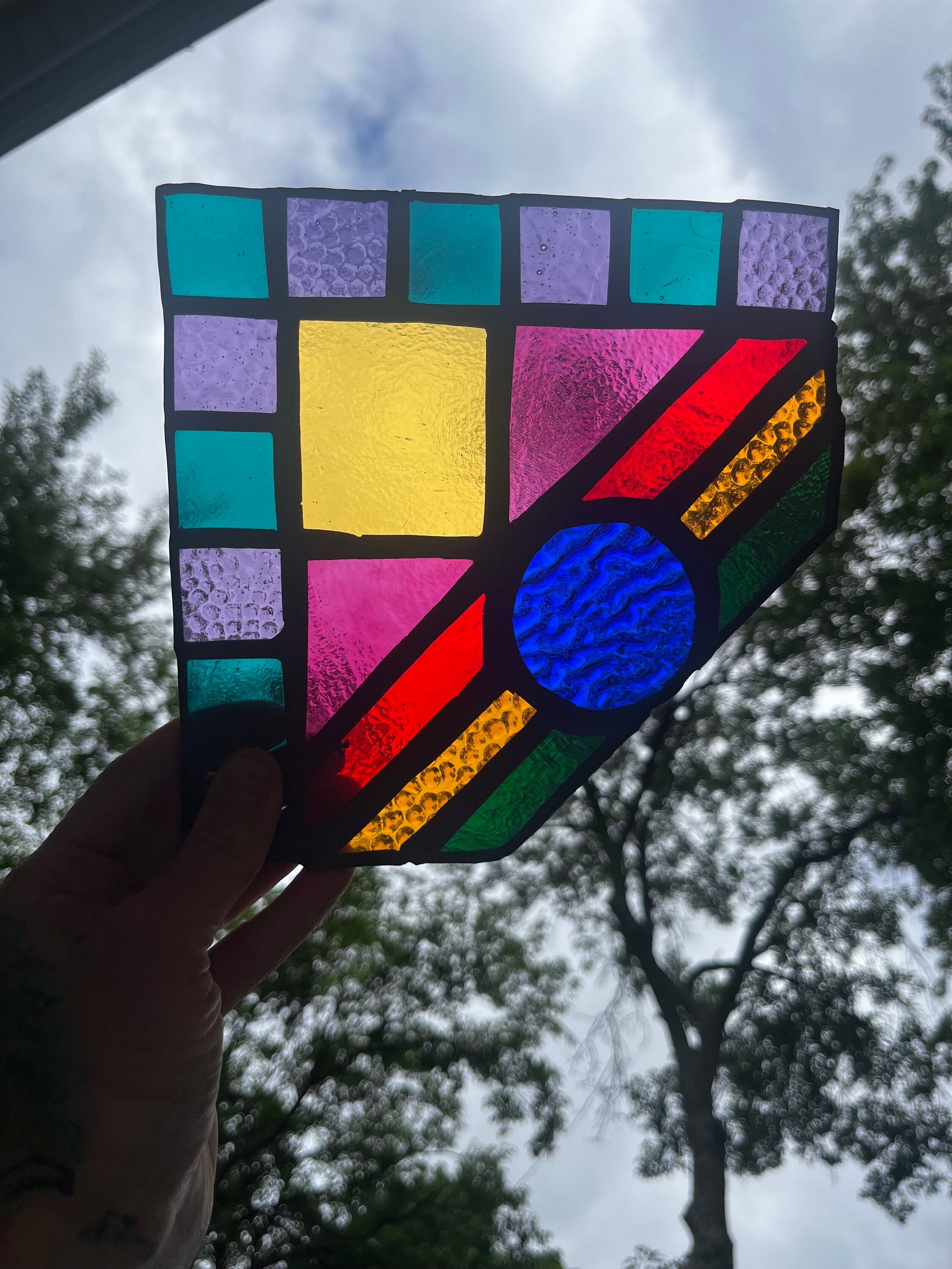 Discover the Charm of a Corner Hanging Glass Piece, Crafted From ...