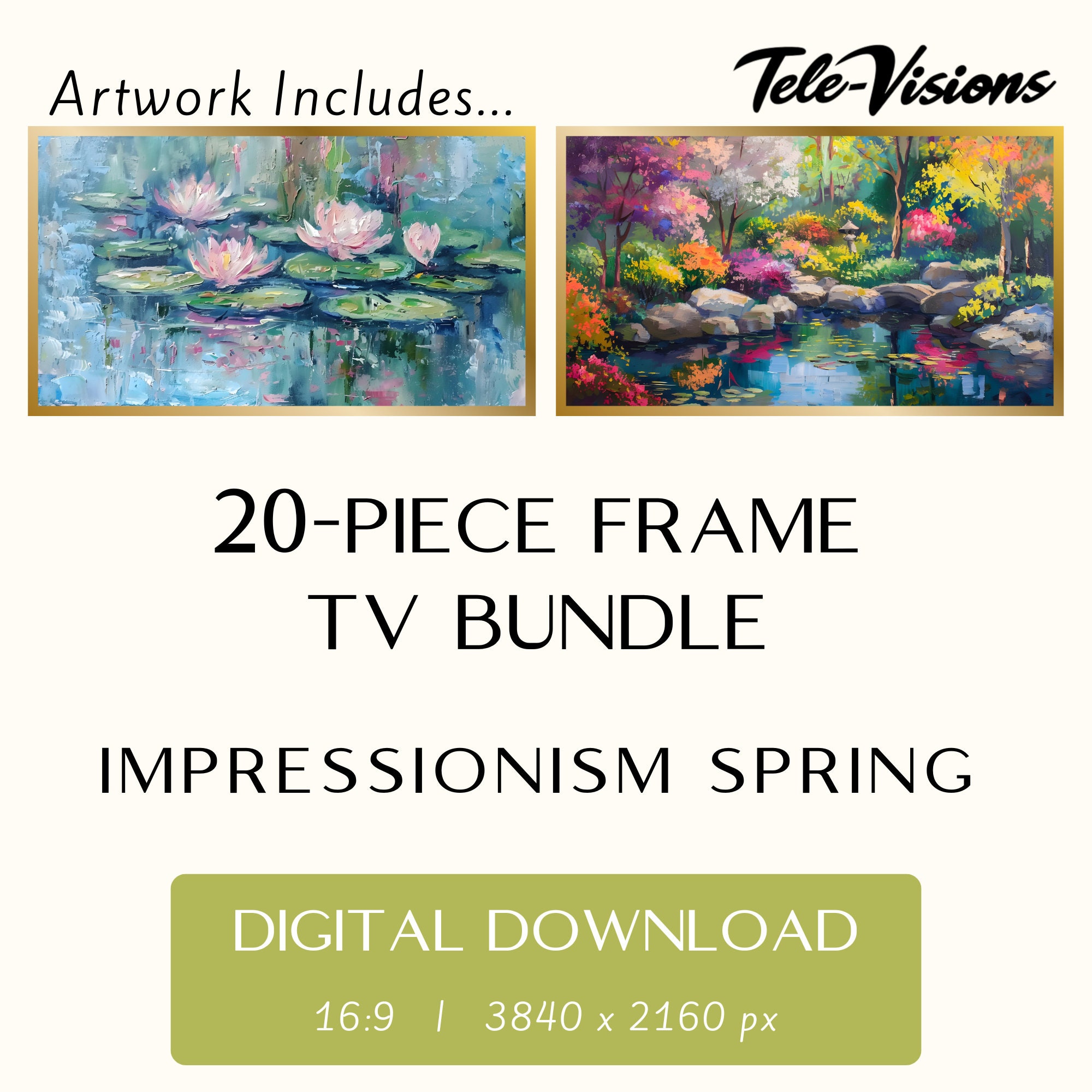 Impressionist Dreams Series Digital Art Downloads Classic Impressionism ...