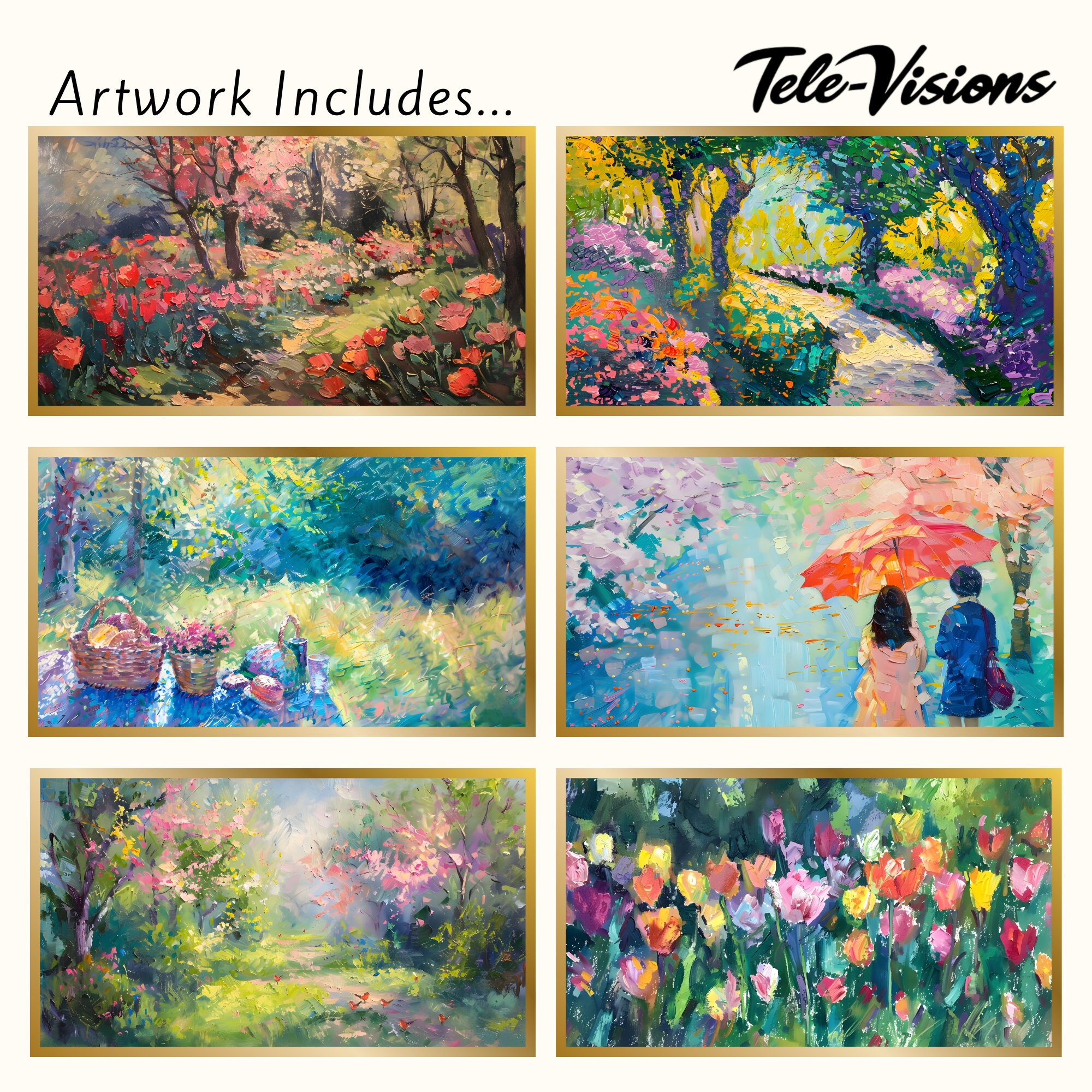 Impressionist Dreams Series Digital Art Downloads Classic Impressionism ...