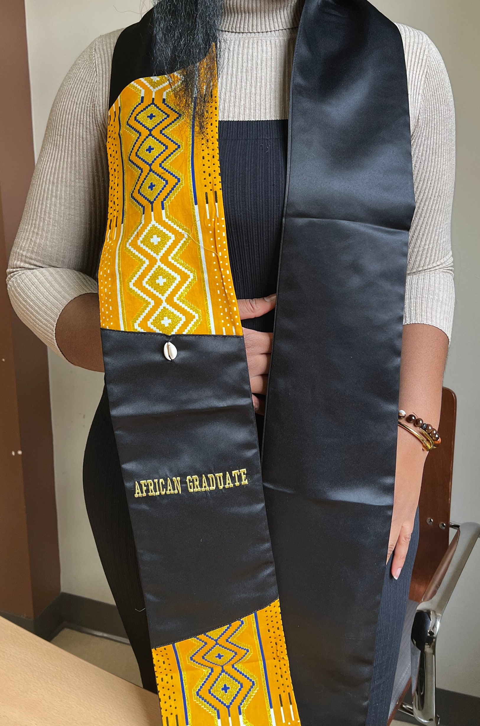 Graduation Stole African Sash for Graduation Pagne 2024 Echarpe De ...
