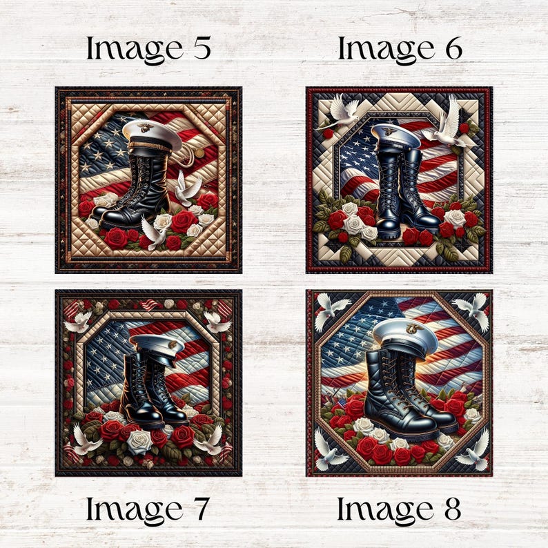 Valor and Remembrance Fabric Panels 20 Unique Designs for Quilting ...