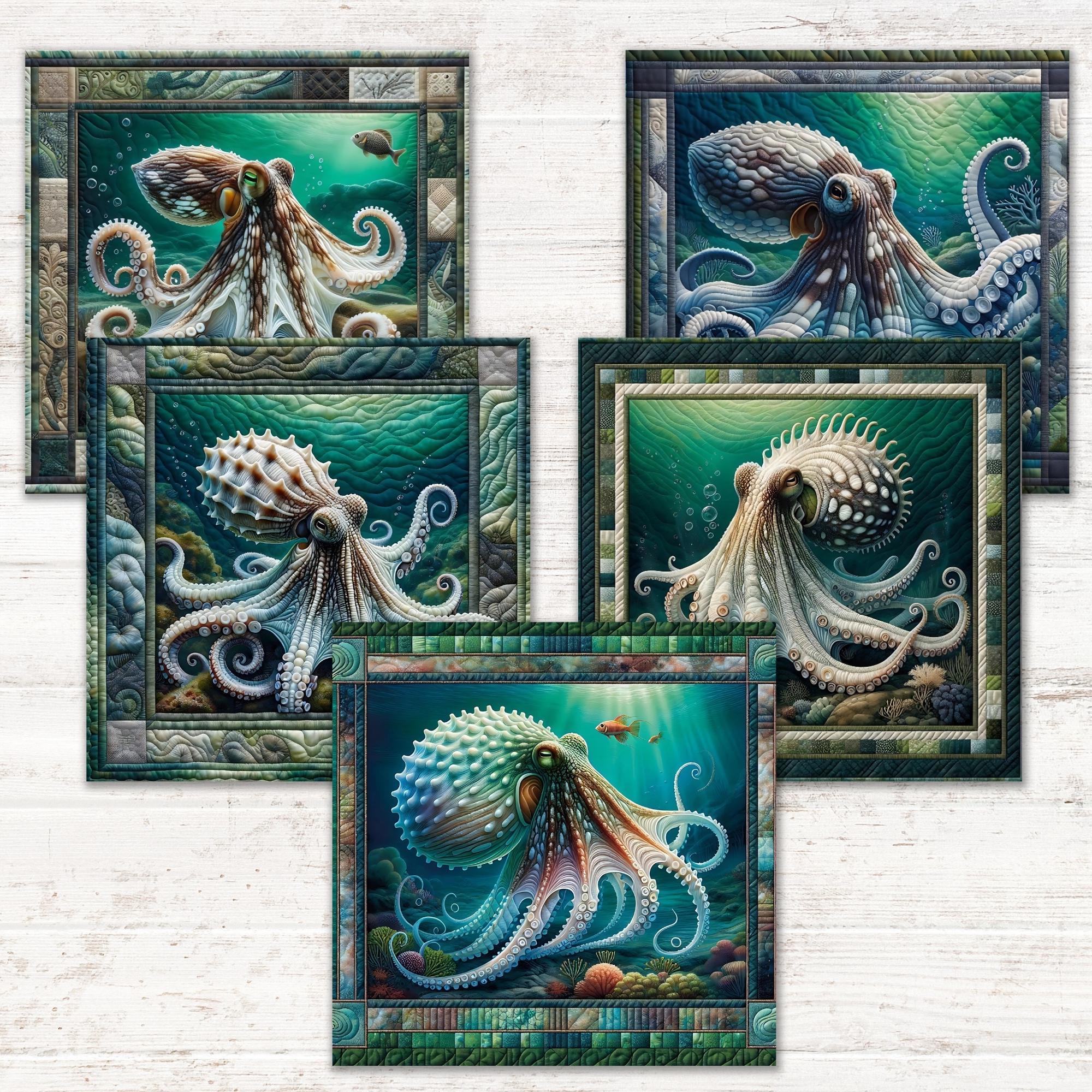 The Watcher in the Abyss Fabric Panels - 20 Unique Designs for Quilting ...