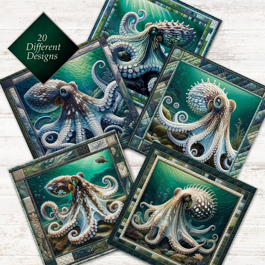 The Watcher in the Abyss Fabric Panels - 20 Unique Designs for Quilting ...