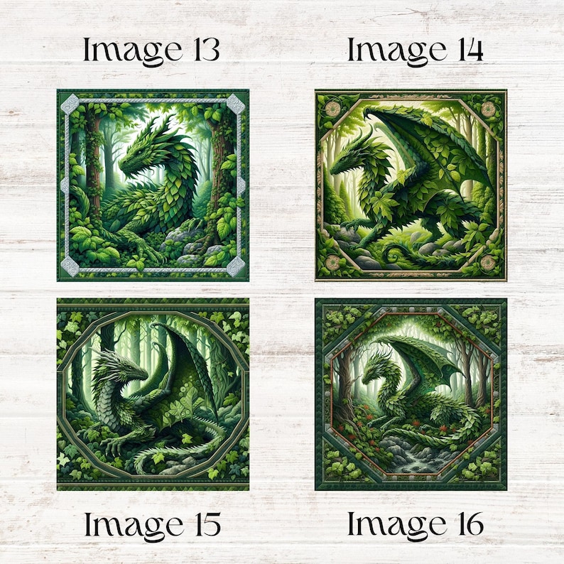 Enchanted Forest Guardians Fabric Panels - 20 Unique Designs for Sewing ...